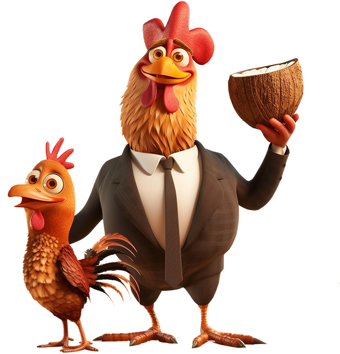 $BCC the Baby Coconut Chicken token on TRON inspired by Justin Sun